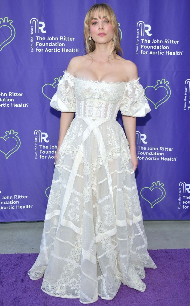 Pretty White A Line Puff Lace Tulle Wedding Dress Party Dress Evening ...